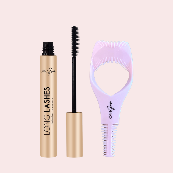 Clump Free Lashes Bundle – Tubing Mascara & Lash Shield | CanGro